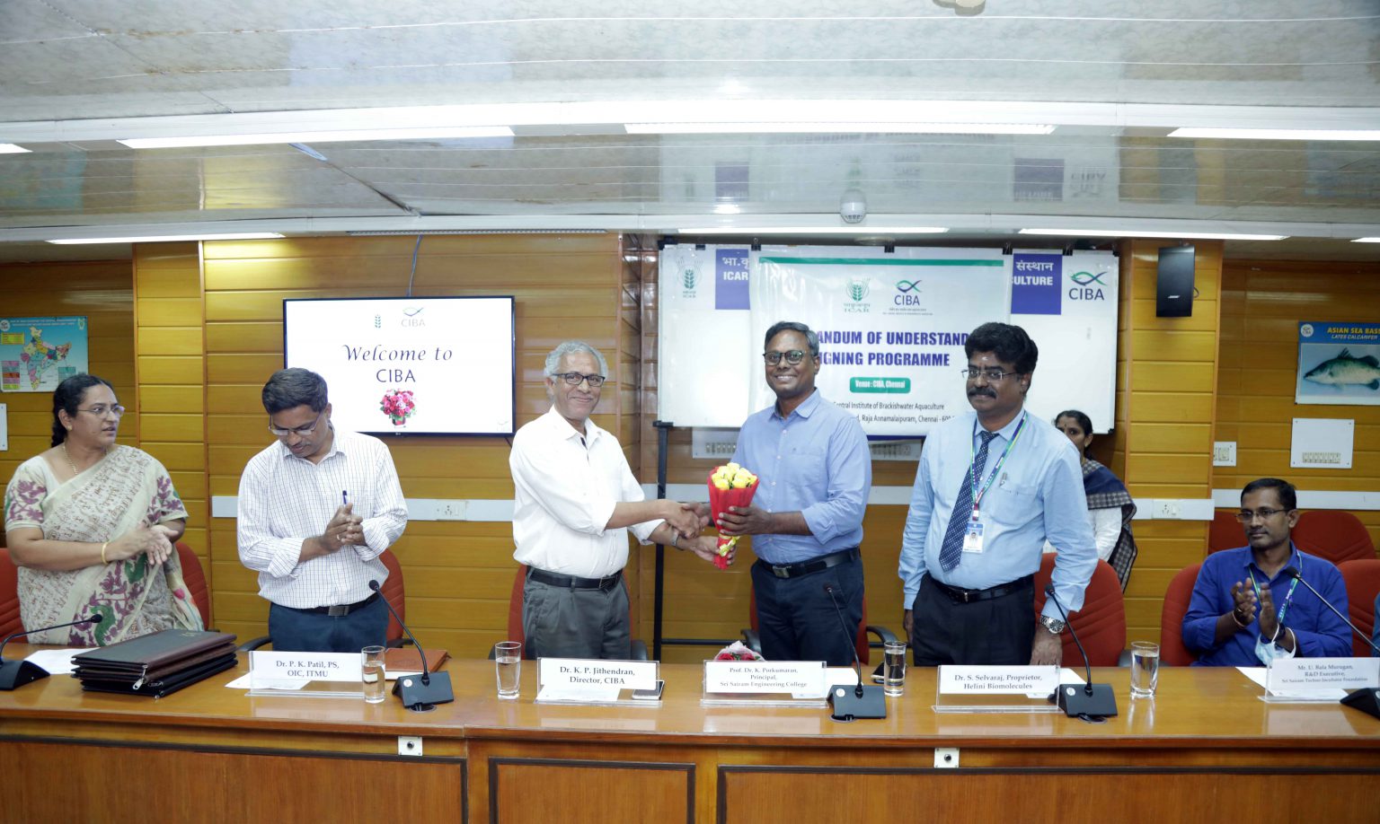 ICAR-CIBA Signed MoU with Helini Biomolecules, Chennai for the transfer ...